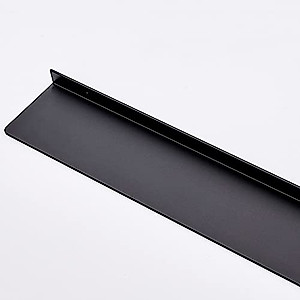 RIIPOO Bathroom Floating Shelf, No-Drill Wall Display Shelf, Storage Organizer Shelf for Bathroom, Living Room, Kitchen