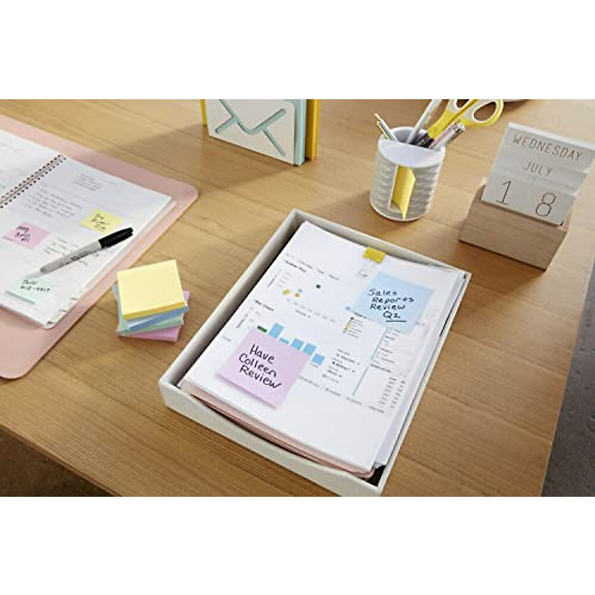 Post-it Pop-up Notes 3x3 in, 5 Pads, America's #1 Favorite Sticky Notes, Canary Yellow, Clean Removal, Recyclable (3301-5YW)