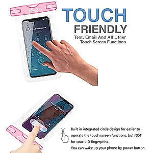 AiRunTech Waterproof Pouch | Way to Keep Your Phone and Valuables Safe and Dry | for Boating Swimming Snorkeling Kayaking Beach Pool (2 Phone Cases(Green + Pink) + 2 Fanny Packs(Black+Gray))