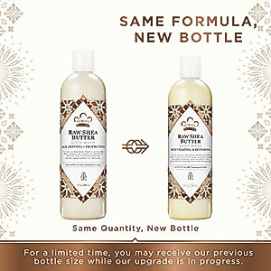 Nubian Heritage Body Wash Raw Shea Butter for Dry Skin Paraben Free Body Wash, 13 oz