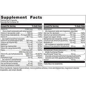 Bariatric Advantage Ultra Multivitamin with Iron - Ultra Multi with Iron - Capsule Format Multivitamin - Provides Full Complex of B Vitamins - with Vitamin C, Chromium & More - 90 Capsules