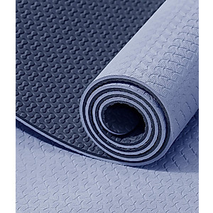 IUGA Yoga Mat Non Slip Anti-tear Yoga Mats Eco Friendly Hot Yoga Mat Thick Workout & Exercise Mat for Yoga, Pilates and Fitness (72"x 24"x 6mm)