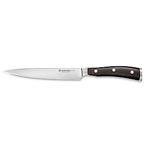 Wusthof IKON Blackwood 6" Utility Knife,Brown