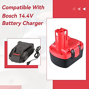 VANON 2Pack 14.4V 3.6Ah BAT140 Ni-MH for Bosch 14.4V Battery BAT038 BAT040 BAT041 BAT159 Compatible with Bosch 14.4V Cordless Power Tools