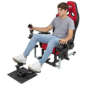 OpenWheeler | Configuration 2 | Flight Simulator HOTAS Side by Side Mount | Fits Thrustmaster Warthog, VirPil WarBRD, MongoosT-50CM2, VKB Gunfighter, WinWing Orion, Super Libra VirPil MongoosT-50CM3