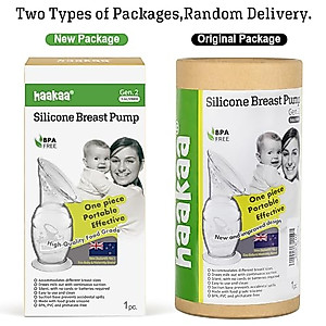 Haakaa Manual Breast Pump with Base 5.4oz/150ml