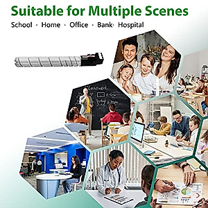 lexmate Compatible TN626 TN-626 (ACV1130) Black Toner Cartridge Replacement for Konica TN626K to use with Minolta bizhub C450i C550i C650i Priner (2,8500 Pages, Black, 1Pack)