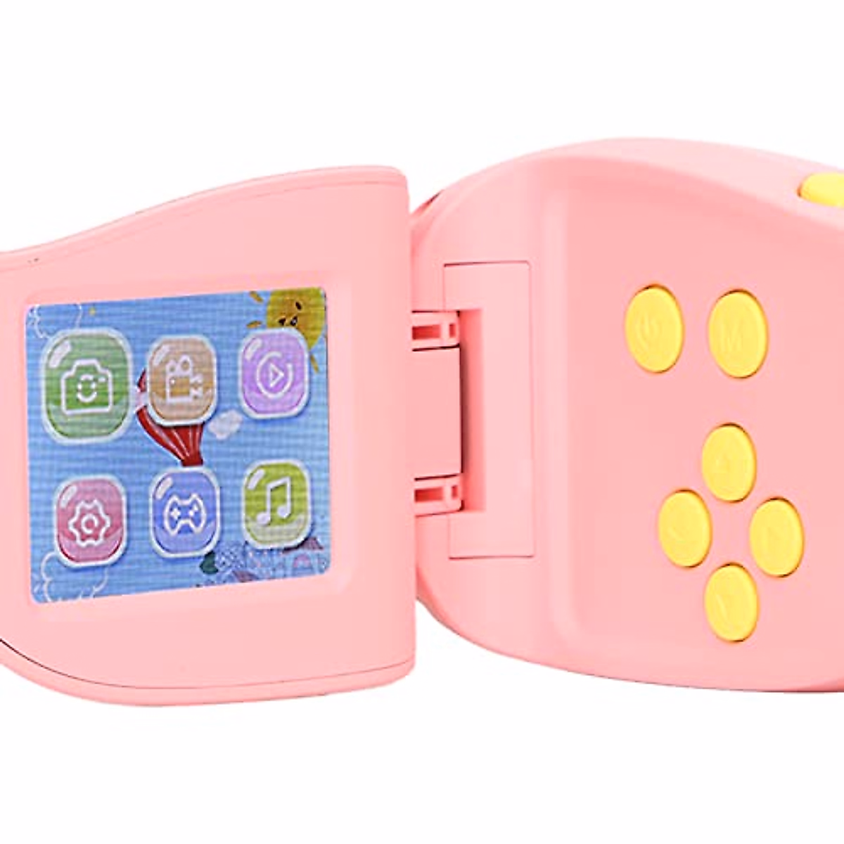 Jeanoko Mini Children Camera, Kids Digital Camera Timed Photo Multifunctional 2in TFT Display Screen Easy to Operate with 400Mah Battery for Child Education(Pink)