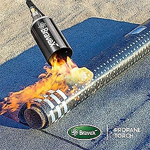 Propane Torch Weed Burner Torch - Weed Torch with 10FT Hose, High Output Outdoor Torch Kit for Garden Stumps Wood Ice Snow Roofing