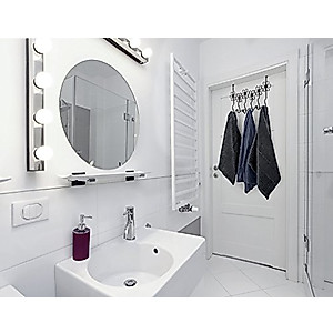 Over The Door Coat Rack Brown Elegant Design Coat Hooks, Coat Hook Rack or Towel Rack- Robe Rack - hat Rack