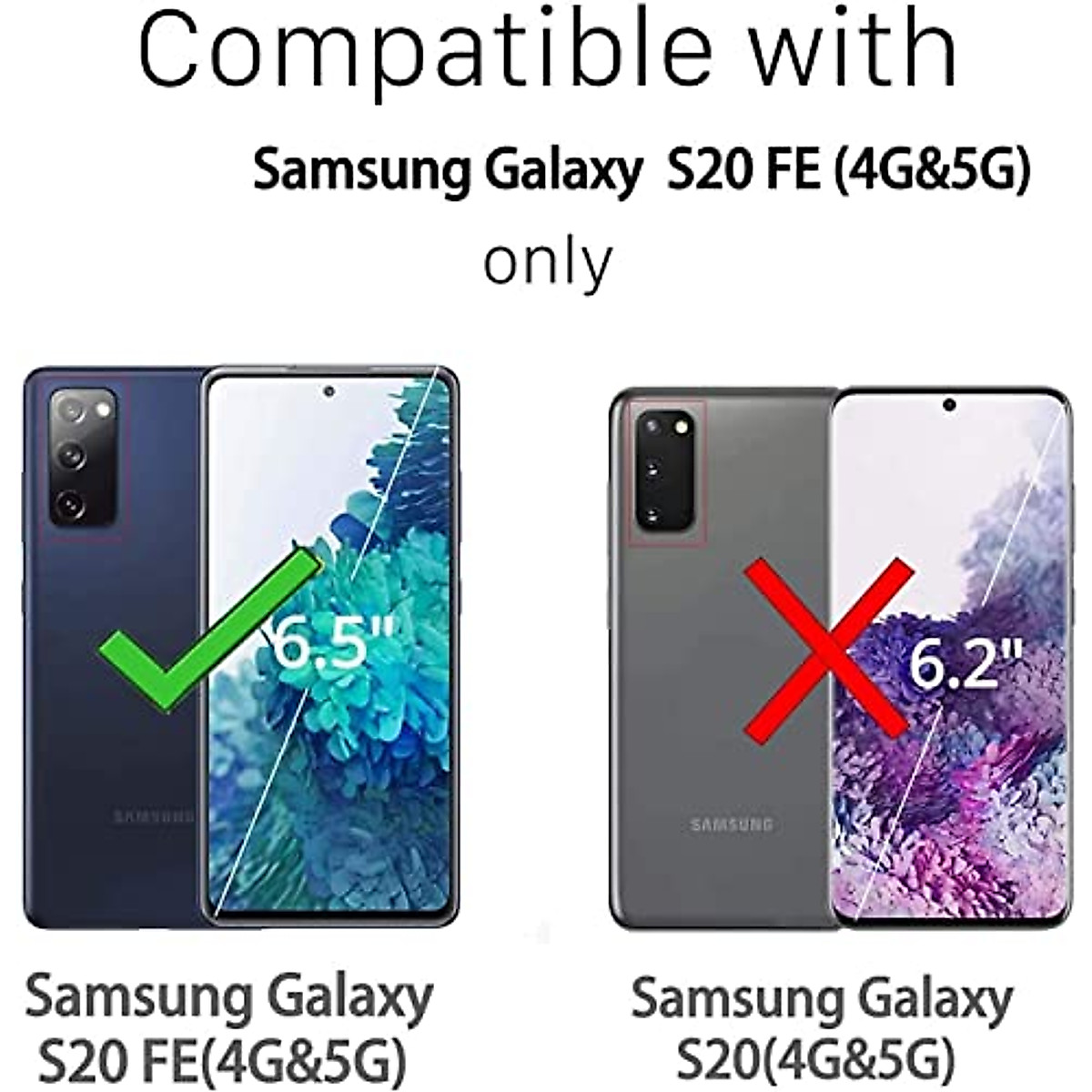 LeYi for Galaxy S20 FE 5G Phone Case, Samsung Galaxy S20 FE Case with [2X Tempered Glass Screen Protector], Full-Body Shockproof Soft Silicone Protective Phone Case for Samsung S20 FE, Violet