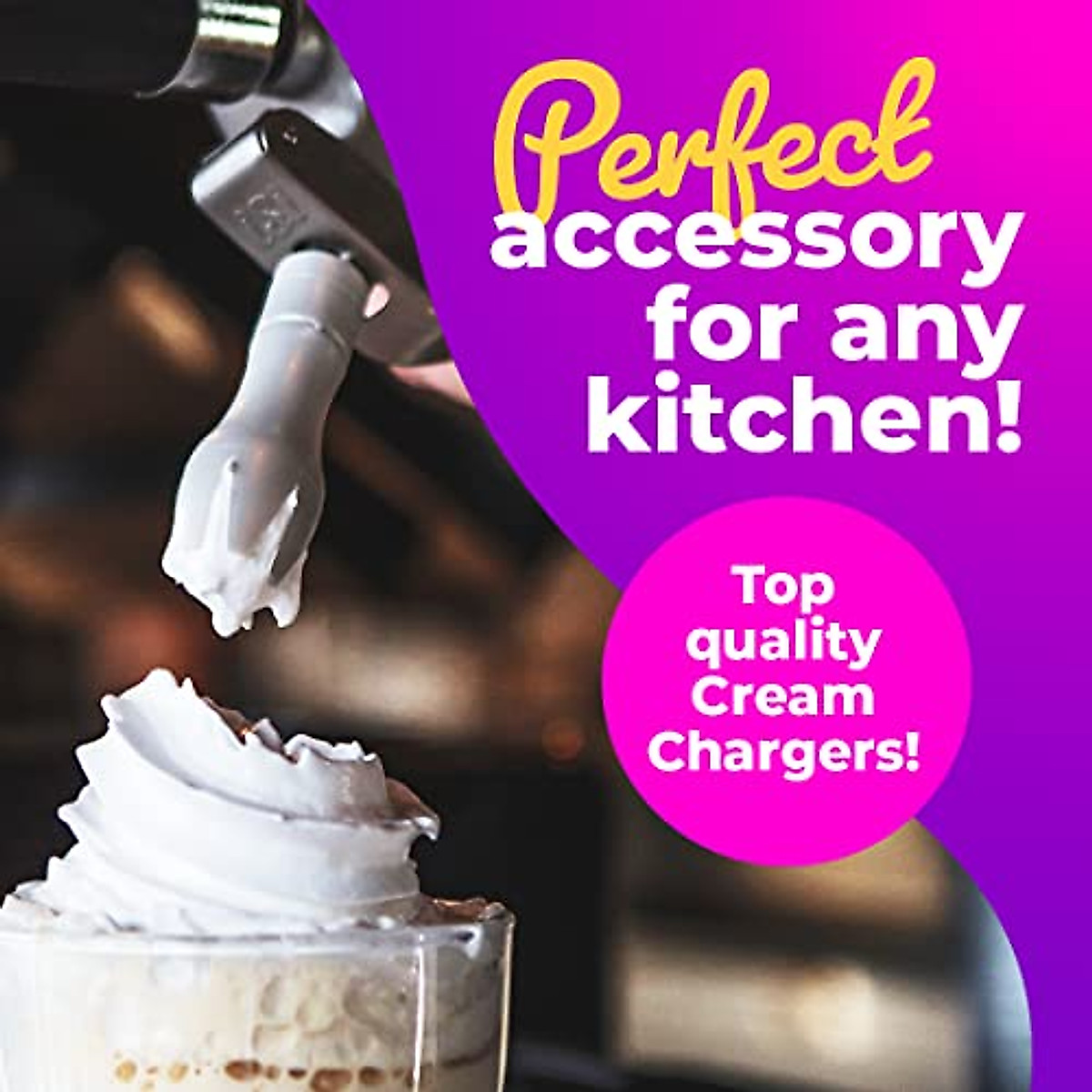 InfusionMax Elite Whipped Cream Chargers 600 packs (24 cartridges x 25 boxes), 9 grams Pure Culinary Gas, Compatible with Standard Whipped Cream Dispensers