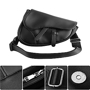 Sling Bag Fashion Saddle Bag Leather Crossbody Backpack Daypack for Men & Women
