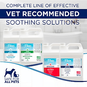 TropiClean Oxymed Cat & Dog Ear Cleaner Solution | Care Solution for Pet Ears | Suitable for Dogs & Cats | 1 Gallon