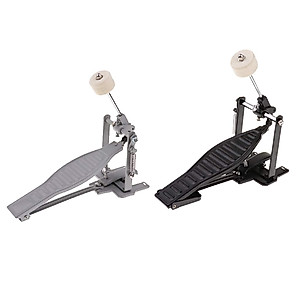 Baosity Single Spring Bass Drum Pedal with Drum Wool Beater for Children Gift, Black