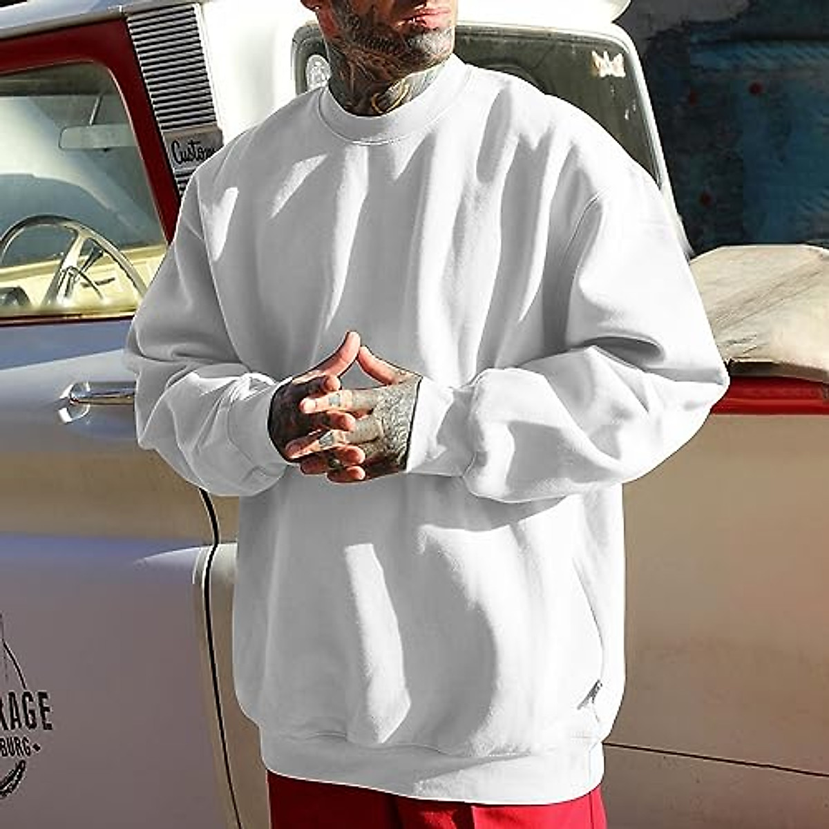 ADSSDQ Mens Pullover Long Sleeve Shirts 1/4 Zip Pullover Mens Blank Hoodie Y2K Zip Up Hoodie Black Hoodies Men Sun Hoodie Mens Blank Hoodie Gray Hoodie Grey Hoodie Men Full Zip Hoodie Aesthetic