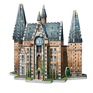Wrebbit3D Harry Potter Hogwarts Clock Tower 3D Puzzle for Teens and Adults | 420 Real Jigsaw Puzzle Pieces | Not Just an Ordinary Model Kit for Adults for Harry Potter Fans