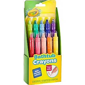 Crayola Bathtub Markers with 1 Bonus Extra Markers AND Crayola Bathtub Crayons with 1 Bonus Extra Crayons