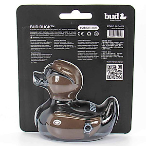 Security Rubber Duck by Bud Duck | Elegant Gift Packaging - "Strip search!" | Child Safe | Collectable