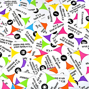 TENZI ITZI - The Fast, Fun, and Creative Word Matching Family and Party Card Game for Ages 8 to 98 - 2-8 Players