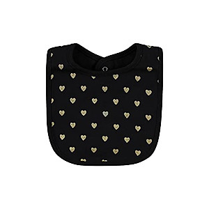 Hudson Baby Unisex Baby Cotton Bib and Headband or Caps Set, Daddys Princess, One Size