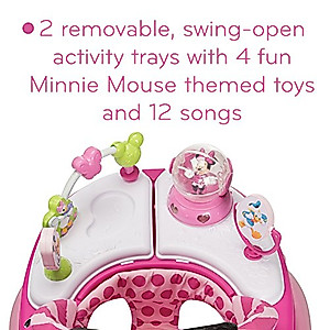 Disney Minnie Mouse Glitter Music and Lights Walker, Pink