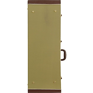 Gearlux Rectangular Electric Guitar Hard Shell Wood Case for Standard-Size Guitars Including Fender Strat/Tele - Tweed