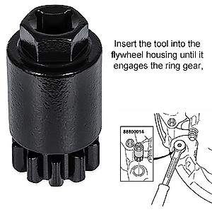 Flywheel Turning Flywheel Barring Tool 88800014 88840317 for Volvo & Mack D11 D13 D16 MP7 MP8 MP10 (2008-2020)