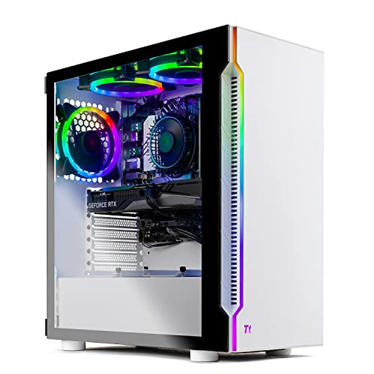 Skytech Gaming Skytech Archangel Gaming PC Desktop – Intel Core i5 12400F 2.5 GHz, RTX 3060, 1TB NVME SSD, 16G DDR4 3200, 600W Gold PSU, AC Wi-Fi, Windows 11 Home 64-bit