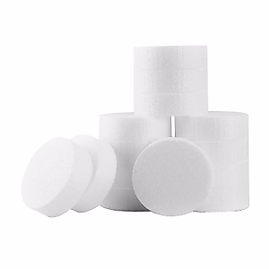 FFchuanhe 14 Pack Crafts Foam Circles 3 inch, Polystyrene Round Foam Discs (3×3×1in) for DIY Projects, Decorations, Modeling, Christmas Decoration