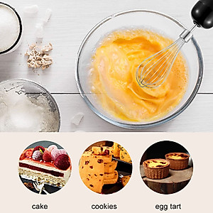 4 In 1 Food Processor Blender,Hand Blender with 500ml Chopper Bowl Handheld Blender Eggbeater for Egg Beating Food Chopping Juicing and Mixing