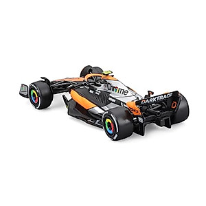 F1 McLAREN MCL60 2023 BRITISH GP - Formula 1 - LANDO NORRIS 4 - Scale 1:43 12 cm - BBurago 38087, Orange Black
