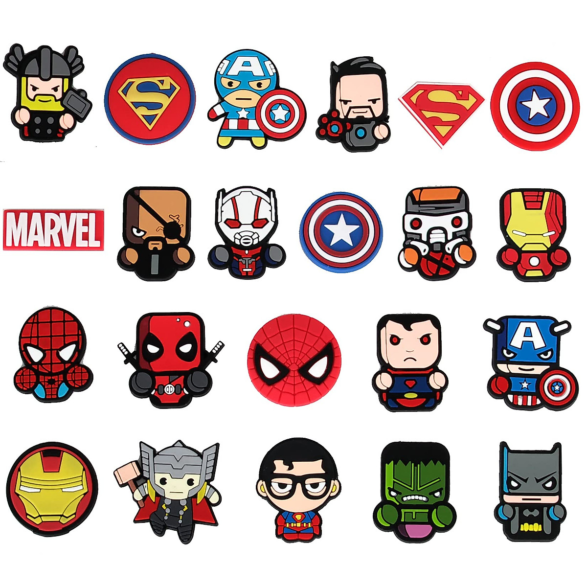 New The Avengers Refrigerator Magnets-Marvel Heroes Fridge Magnets- Set of 22 Marvel Characters-Final Battle Perfect Decorative Magnet (The Avengers)