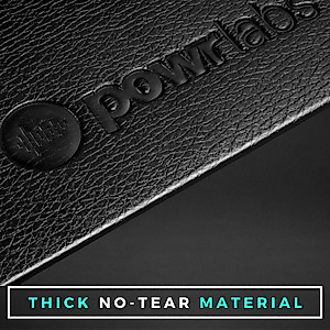 Powr Labs Sweat Proof Exercise Bike Mat, Stationary Bike Mat, Indoor Bike Mat (30x60) Exercise Bike Mats, Bike Mat Indoor Cycling, Exercise Bike Mat for Carpet Works with Peloton Bike Mat Wahoo Kickr