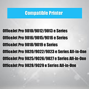 (Set of 2) 4Benefit Remanufactured Replacement HP 962XL 962 Ink Cartridge HP 962BK 962XLBK HP962 (Black x 2) Work in HP OfficeJet Pro 9020 9025 9026 9027 9028 9010 9012 9015 9018 Inkjet Printer