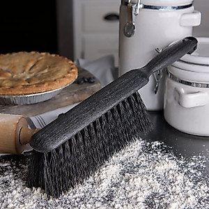 Carlisle FoodService Products 3625803 Fireplace/Bench Brush, 8", Black