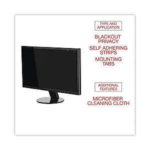 IVRBLF215W - Blackout Privacy Filter for 21.5quot; Widescreen LCD Monitor