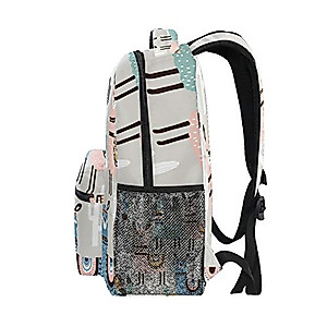 Colorful Cactus Llama Backpack Bookbag for Boys Girls,Elementary School Backpack,14 inch Computer Laptop Backpack,Durable and Water Resistant Casual Rucksack School Backpack