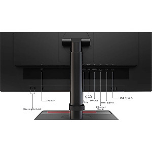 Lenovo ThinkVision E24q-20 23.8" WQHD WLED LCD Monitor - 16:9 - Raven Black