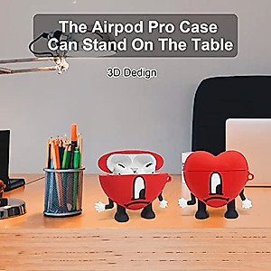[7in1] Un Verano Sin Ti Airpod Pro 2/1 Case, Bad Funny Bunny 3D Protective Cover Gifts for Teens Women Men with Keychain