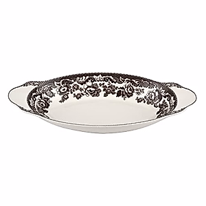 Spode Delamere 15.25" Bread Tray | Serving Platter for Thanksgiving, Dinner Parties, and Other Events | Made from Fine Porcelain | Microwave and Dishwasher Safe
