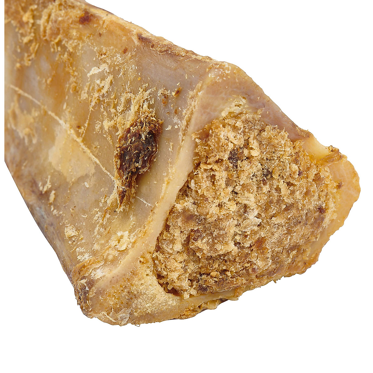 Eco Kind All-Natural Stuffed Shin Bone for Dogs | Large Filled Dog Bones for All Breeds | Digestible & Nutritional Meaty Pet Treats for Aggressive Chewers | Stuffed Shin Bone (1 Bone, 6 Inch)