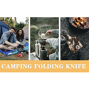 9TiEDC Pocket Folding Chef Knife,VG10 Stainless Steel Ultra sharp Pocket Folding Knife,Folding Camping Knife for Cooking,G10 Handle Camping Trip Outdoor Portable Kitchen Knife(black)