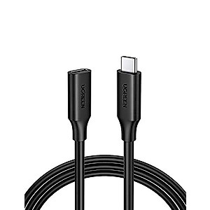 UGREEN USB Type C Extension Cable (10Gbps), USB 3.2 Type C Male to Female Fast Charging, Thunderbolt 3 Compatible with MacBook Pro iPad Pro Dell XPS Surface Switch DJI Mavic Dongle Hub,3FT
