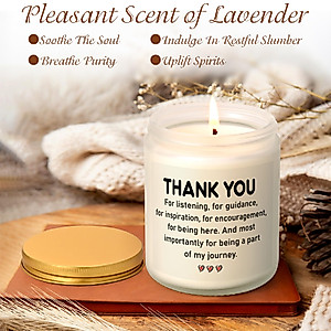 LiqCool Thank You Candle for Women Men, Appreciation Gifts for Teacher Coworkers Boss Lady Employees Manager Coach Friends, Thanksgiving Birthday Christmas Gifts for Dad Mom Sister BFF