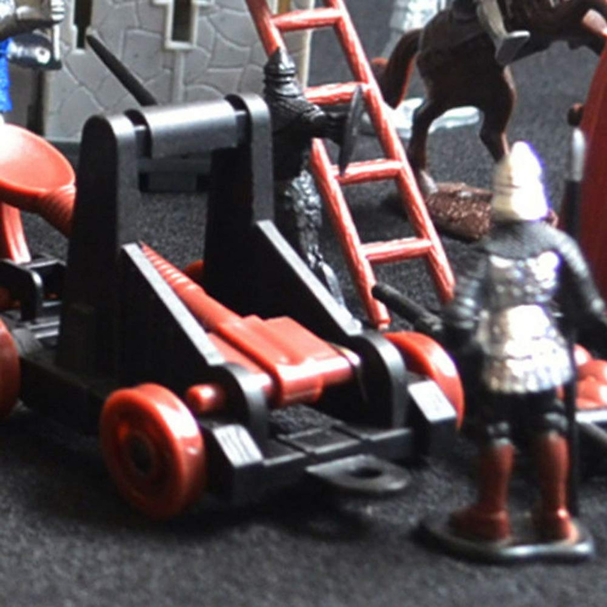 Medieval Castle Toy, Castles Knights Soldiers Model Kit Knight Figures Playset Fort Building Kit, DIY Assembled Castle Model Set, Playset Gifts(Type A)