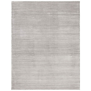 SAFAVIEH Vision Collection Area Rug - 8' x 10', Silver, Modern Ombre Tonal Chic Design, Non-Shedding & Easy Care, Ideal for High Traffic Areas in Living Room, Bedroom (VSN606G)