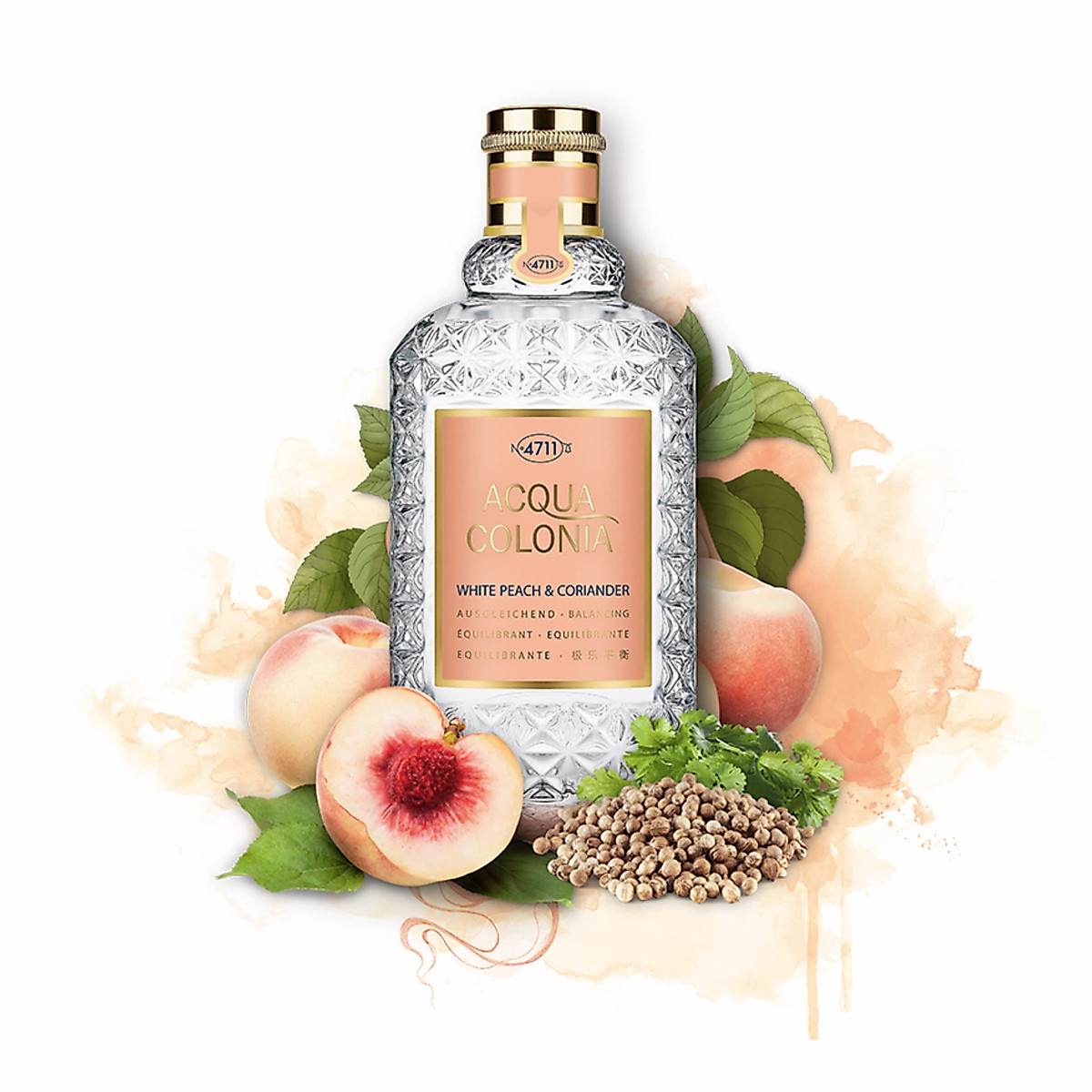 Maurer & Wirtz 4711 Acqua Colonia - White Peach and Coriander by Muelhens for Unisex - 5.7 oz EDC Spray