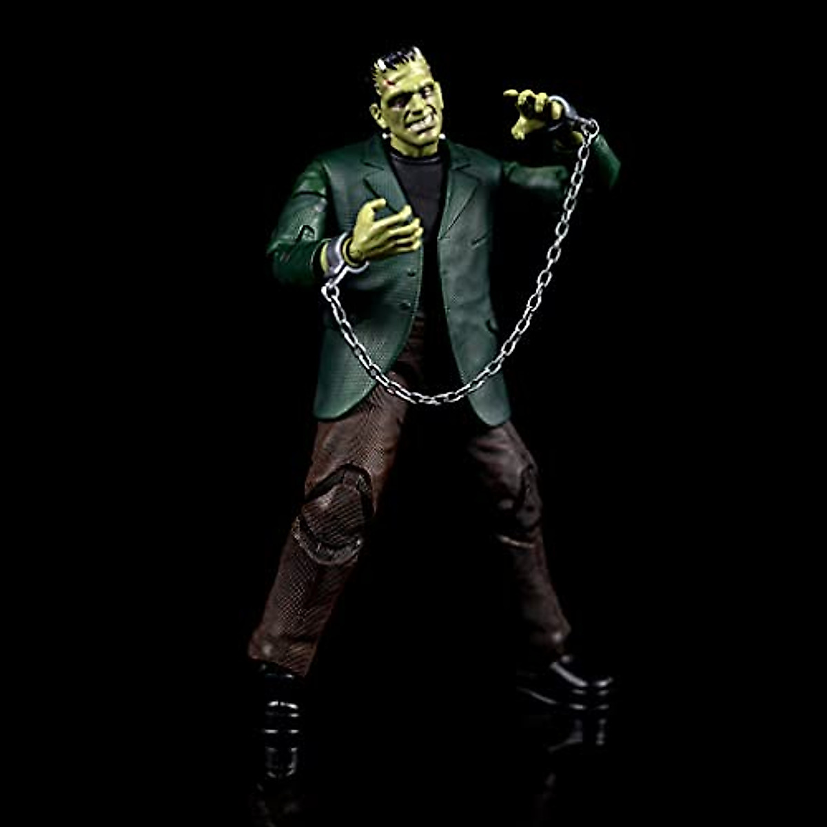 Jada Toys Universal Monsters 6" Frankenstein Action Figure, Toys for Kids and Adults, 31958, Black