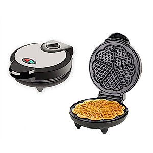 Waffle Maker 9“ Non-Stick Waffler Iron Stuffler Stuffed Wafflera 1200W Adjustable Browning Control, Electric Baker Makes Thick, Fluffy Waffles, Kitchen Essential for Breakfast